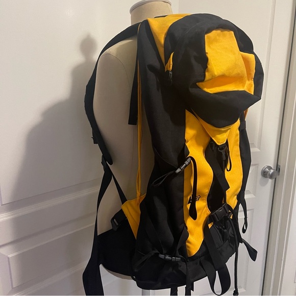 REI | Bags | Vintage Rei Hiking Backpack Yellow Black 2 Trekking ...